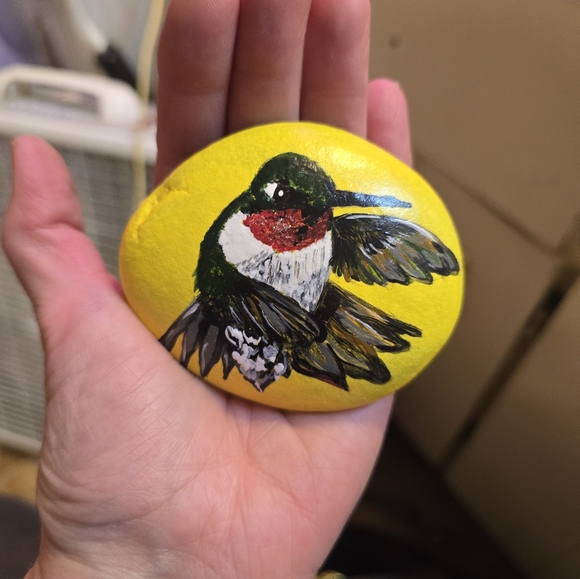 Accents | Hummingbird Painted Rock 23 | Poshmark